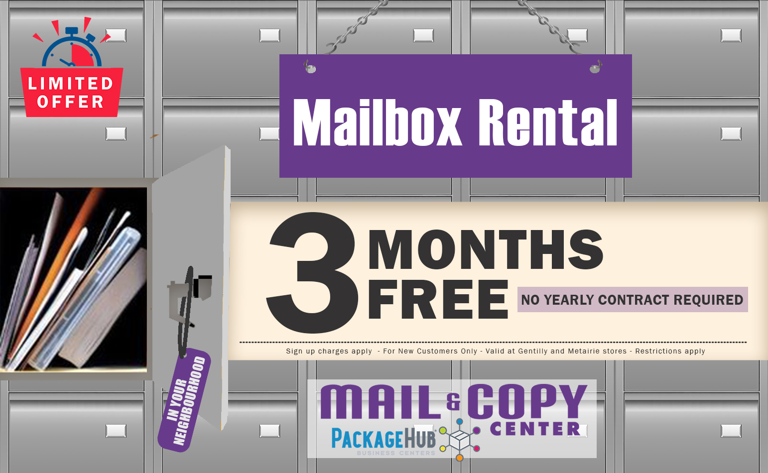 Mailbox Rental | Metairie, LA | Old Metairie Mail & Copy Center